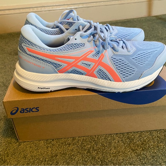 Asics | Shoes | Asics Womens Blue And Pink Running Shoes | Poshmark